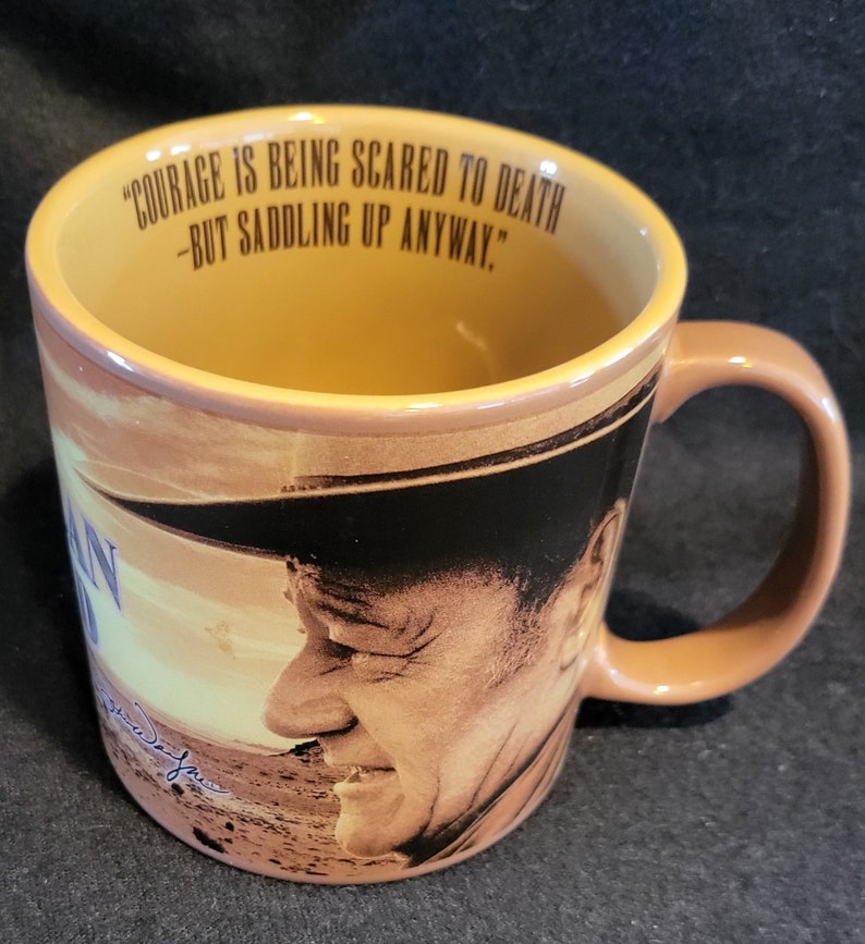 John Wayne Completely Awesome courage is Being Scared to Death but ...