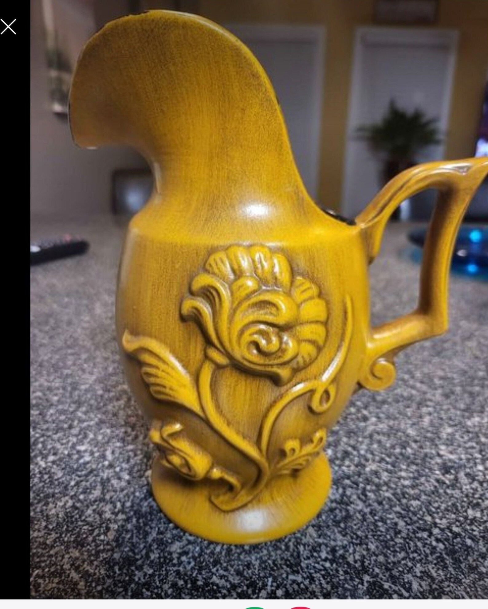 Royal Haeger Pitcher Vase, Vintage Orange 1970's Carved Vase - Etsy