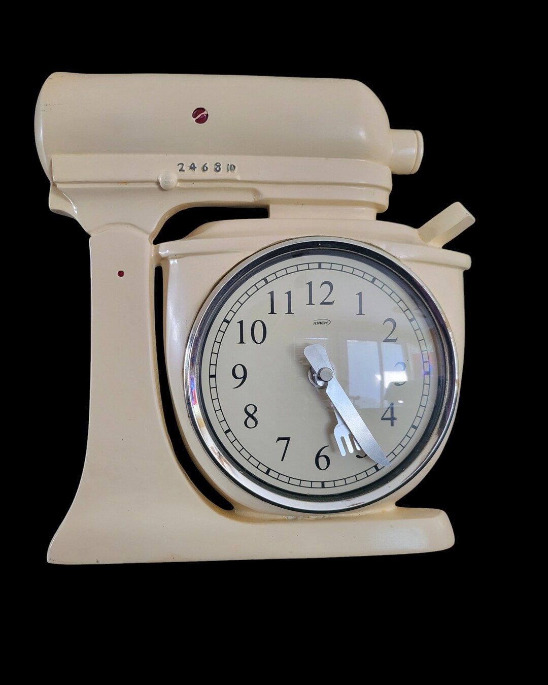 Kitchen Aid Mixer Style Wall Clock by KIRCH White Perfect for a Vintage ...
