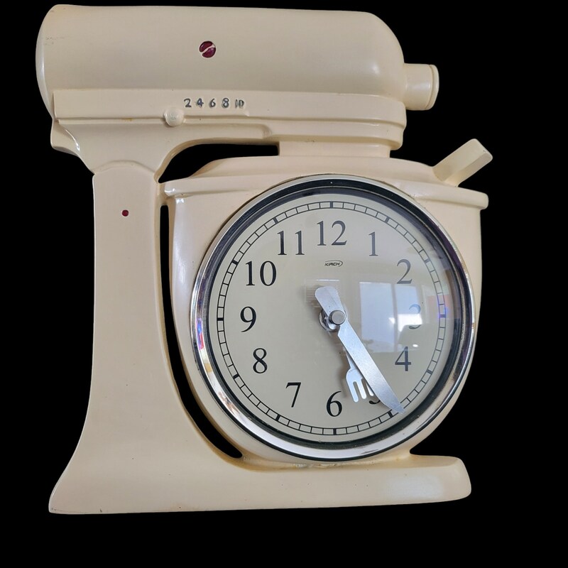 Red Kitchen Clock - Etsy