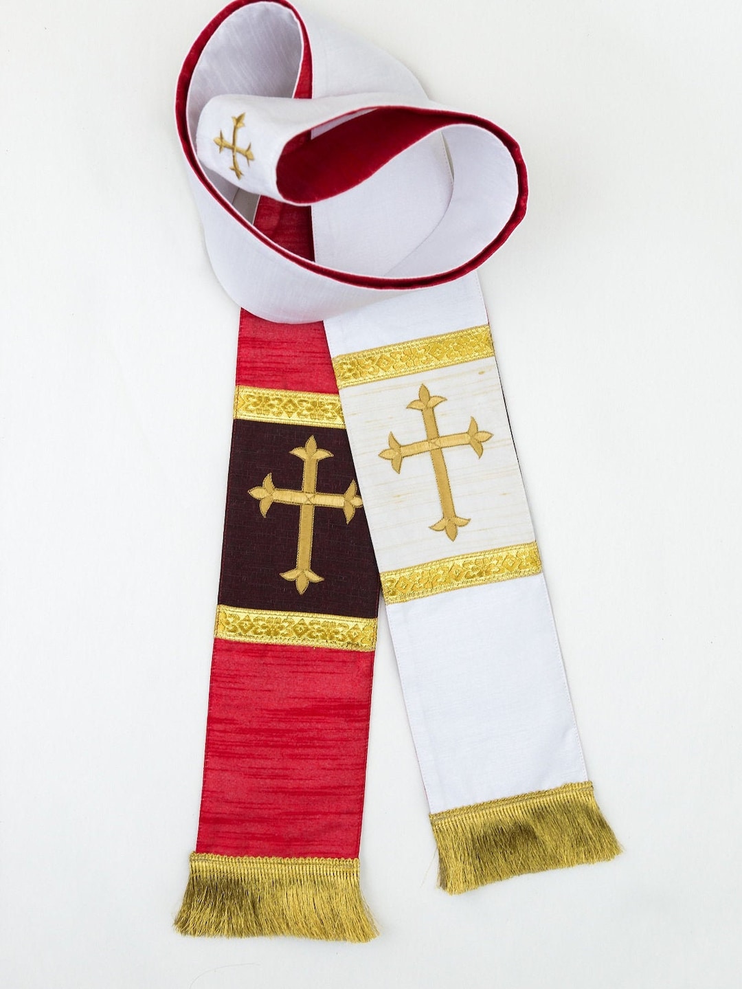 Mds Art Silk Reversible Preaching Stoles- #17650 - Etsy