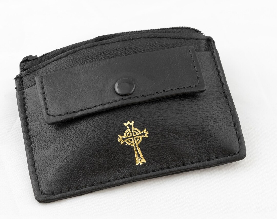 Leather 2 Pocket Rosary Case # 9505 - Etsy
