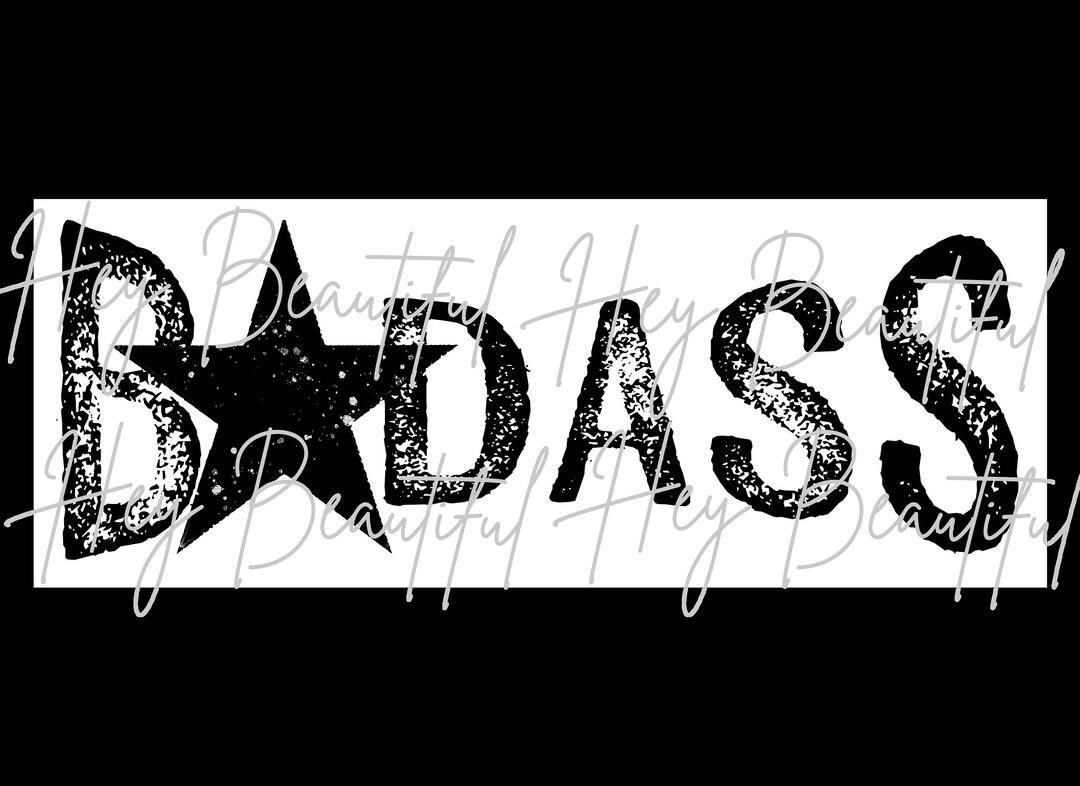 Badass-instant DOWNLOAD - Etsy