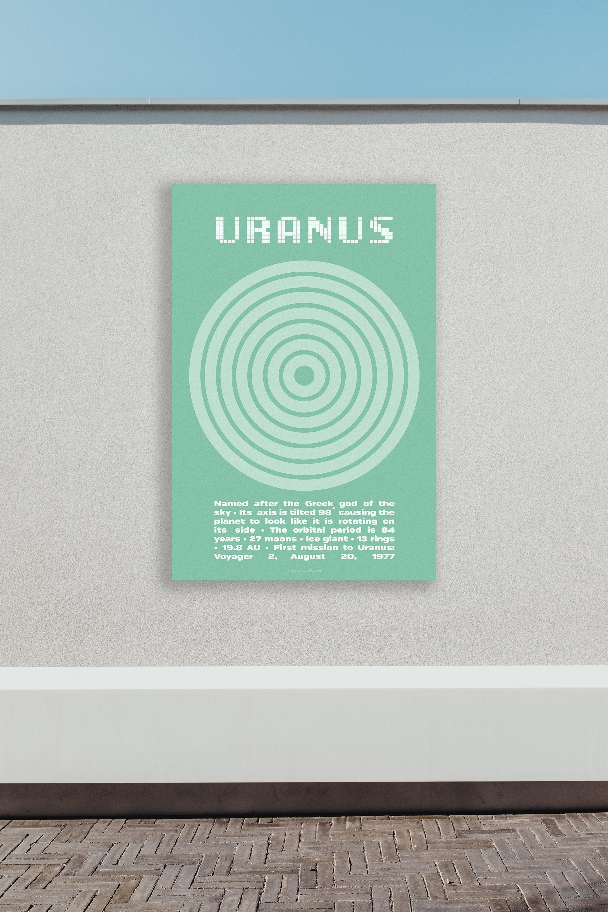 Uranus Planet Science Poster, Educational Homeschool Classroom Decor ...