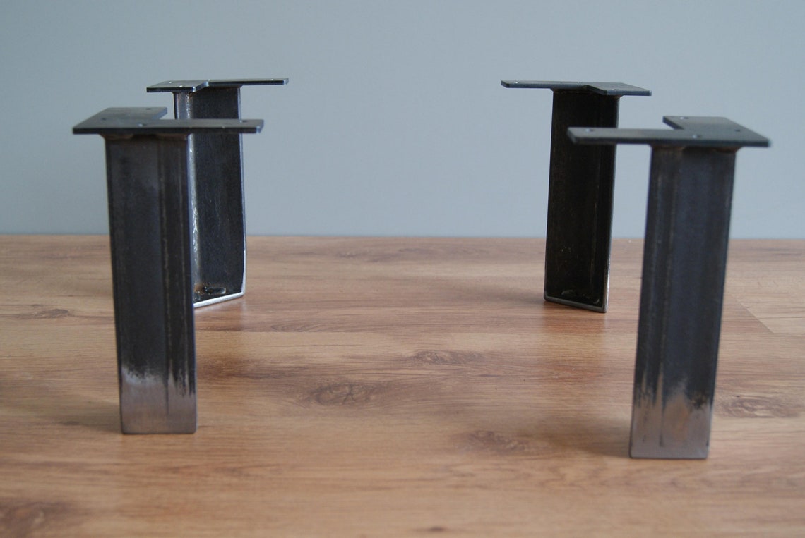 4x Angle Iron Steel Furniture Feet SET OF 4 - Etsy