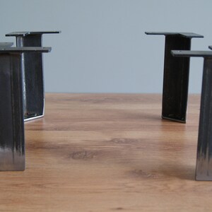 4x Angle Iron Steel Furniture Feet SET OF 4 - Etsy