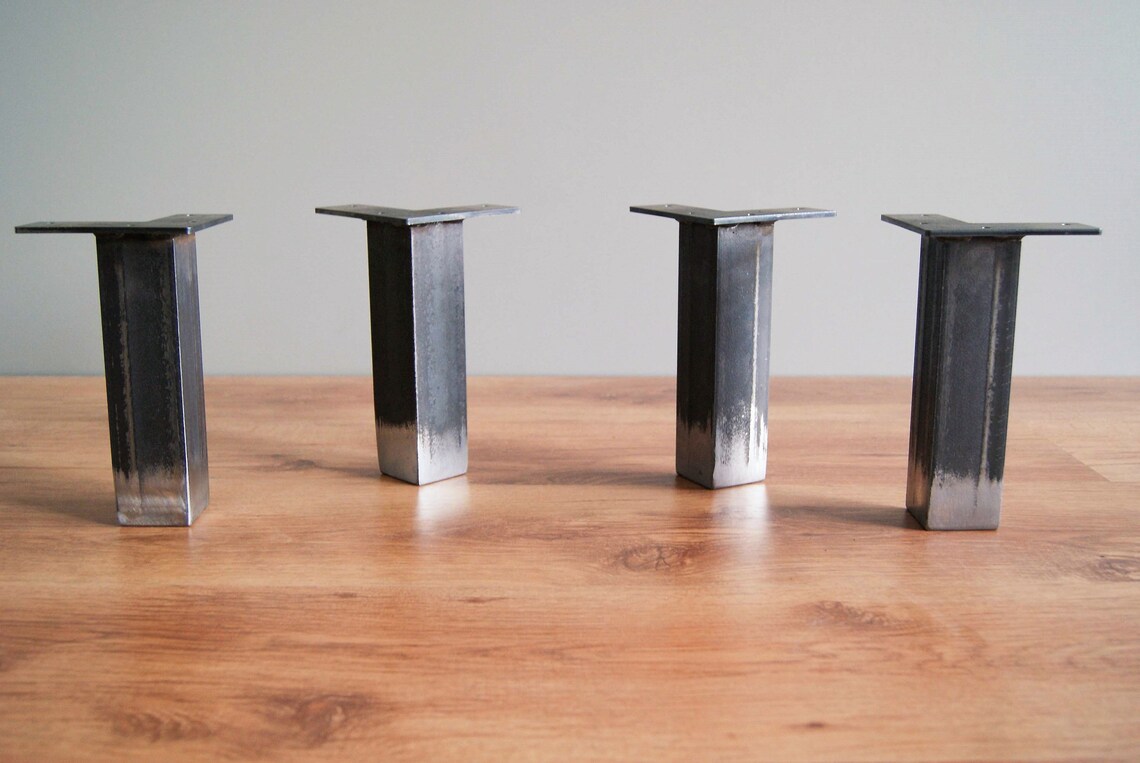 4x Angle Iron Steel Furniture Feet SET OF 4 - Etsy