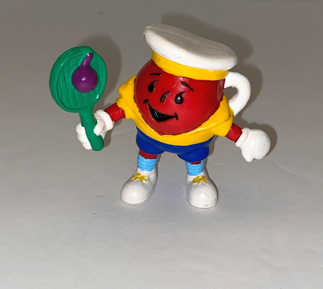 Vintage Kool Aid PVC Figure Holding Tennis Racket 1990's - Etsy