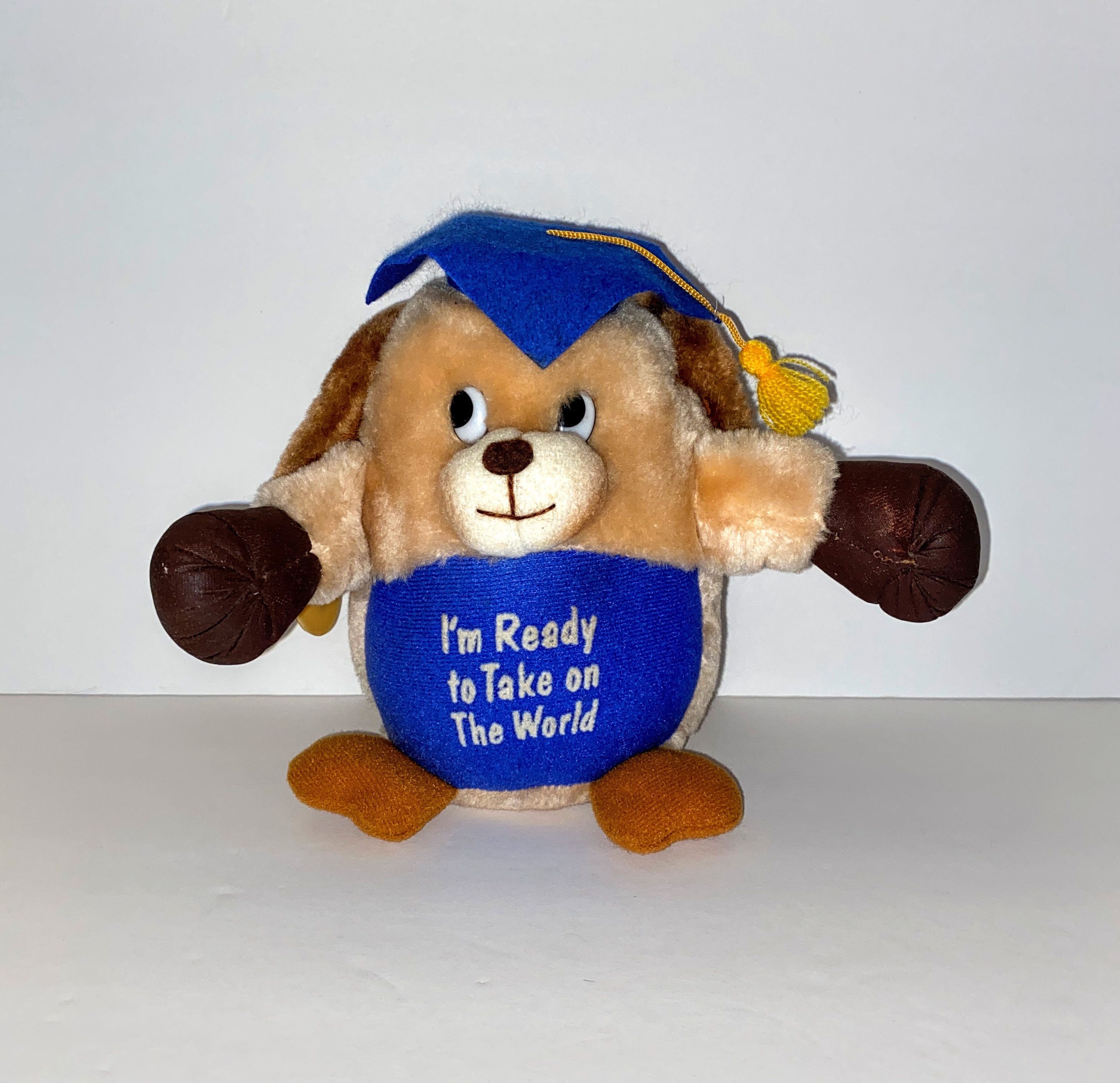 Vintage Russ Berrie Graduation Dog Plush 7 - Etsy
