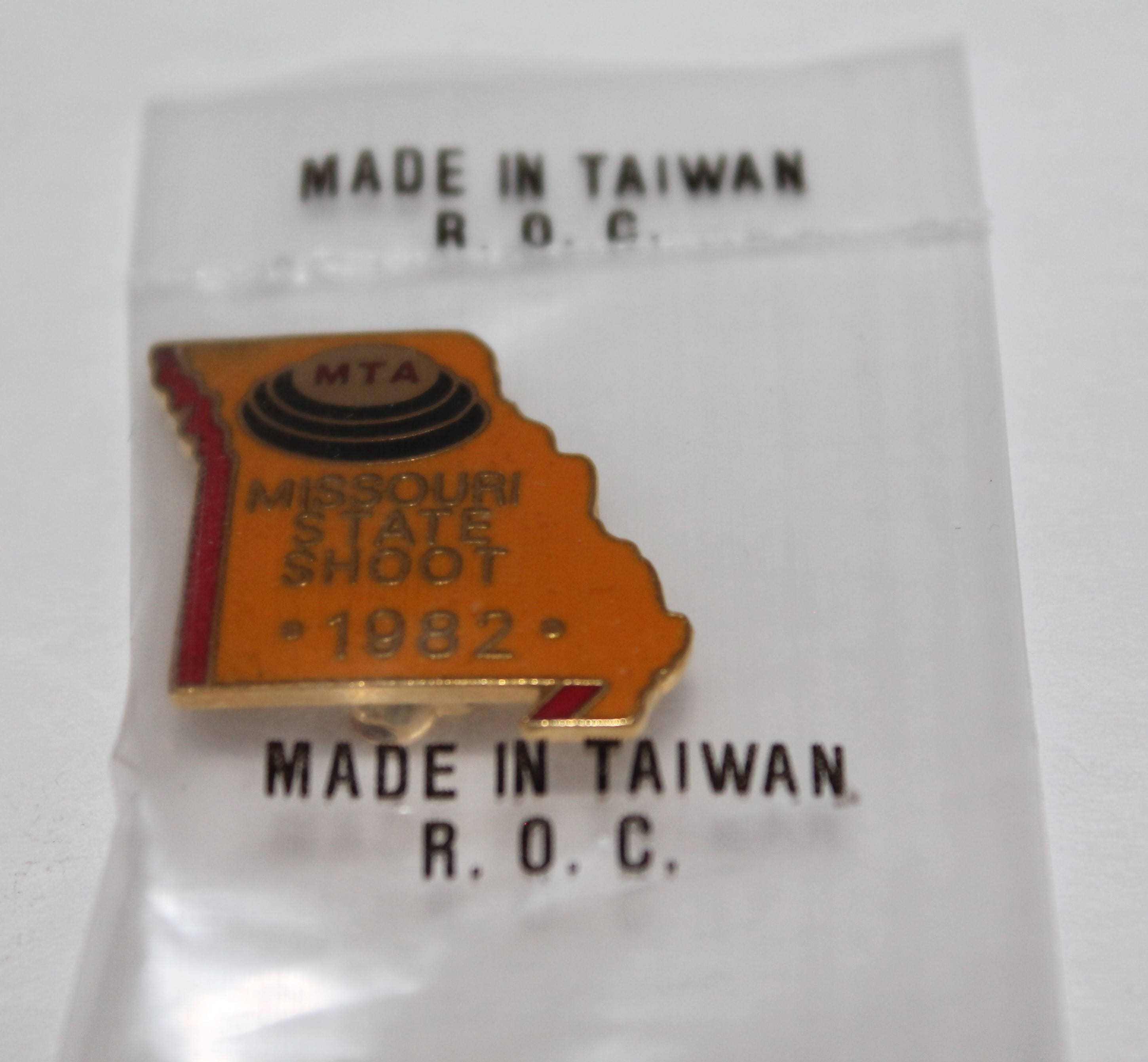 Vintage Trap Shooting Lapel Pin MTA Missouri State - Etsy