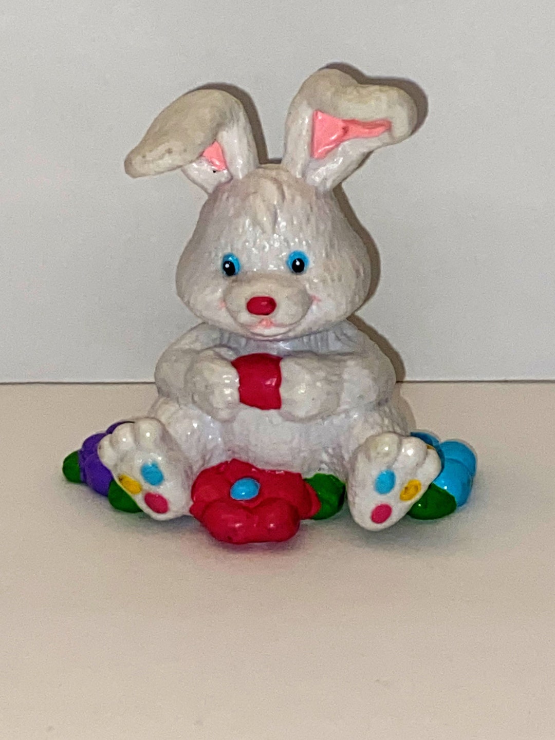 Vintage Herman Goelitz Applause Bunny Rabbit Figure - Etsy