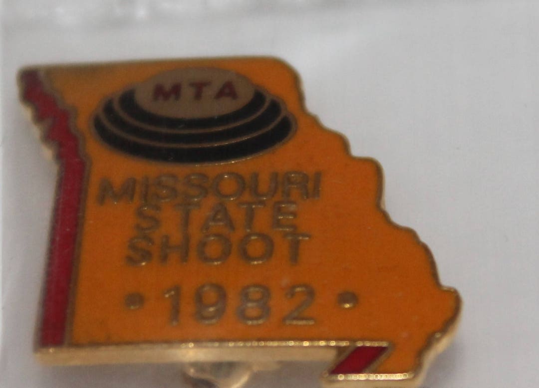 Vintage Trap Shooting Lapel Pin MTA Missouri State - Etsy