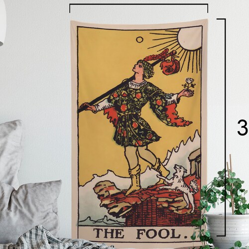 The Lovers Tarot Card Tapestry Rider Waite the Lovers - Etsy