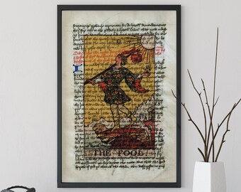 Poster the Fool, Tarot Card - Etsy