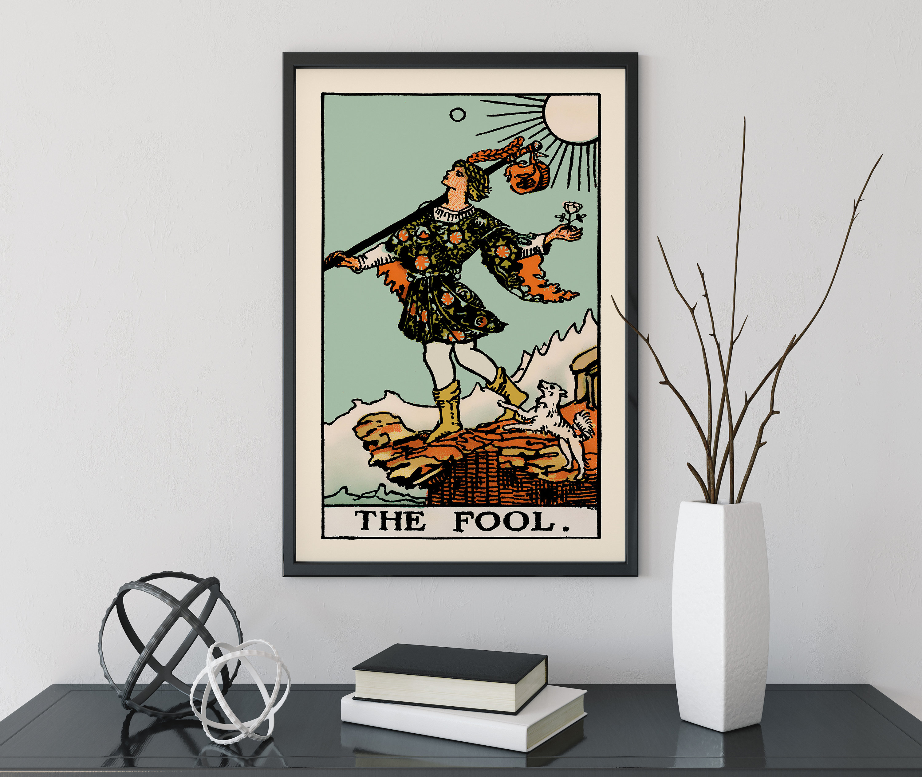 The Fool Tarot Card Print the Fool Card Poster No Frame | Etsy