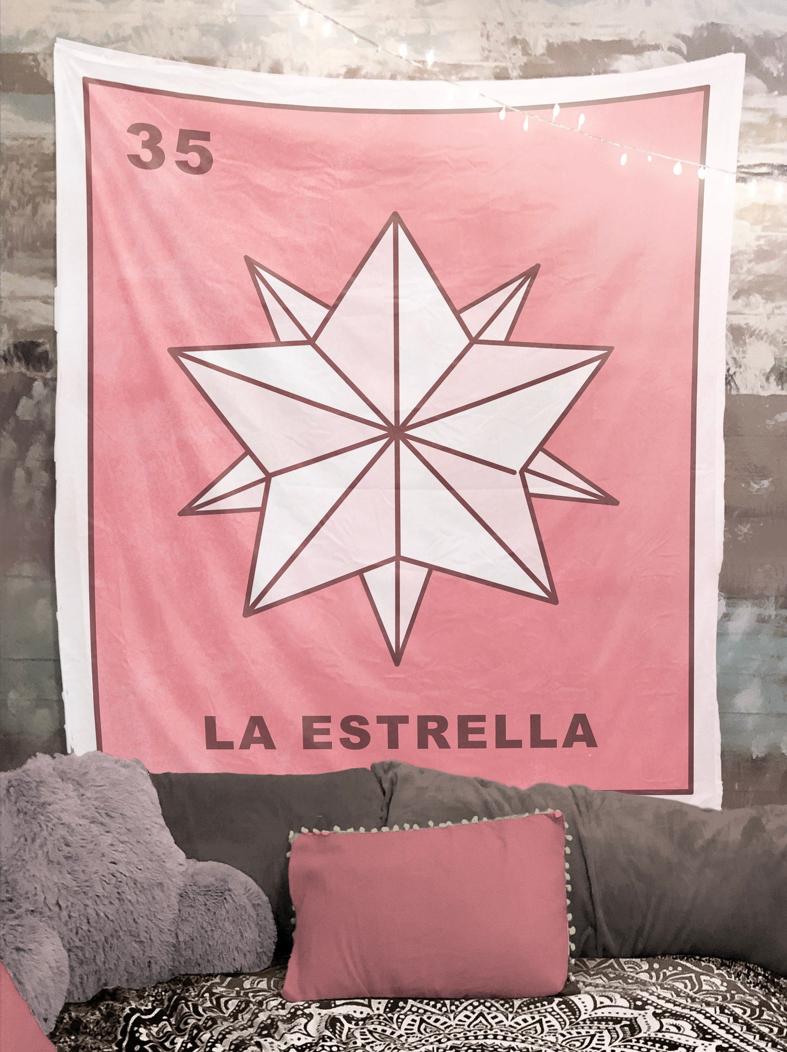 La Estrella Card Star Tapestry - Etsy