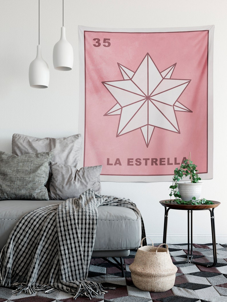 La Estrella Card Star Tapestry - Etsy