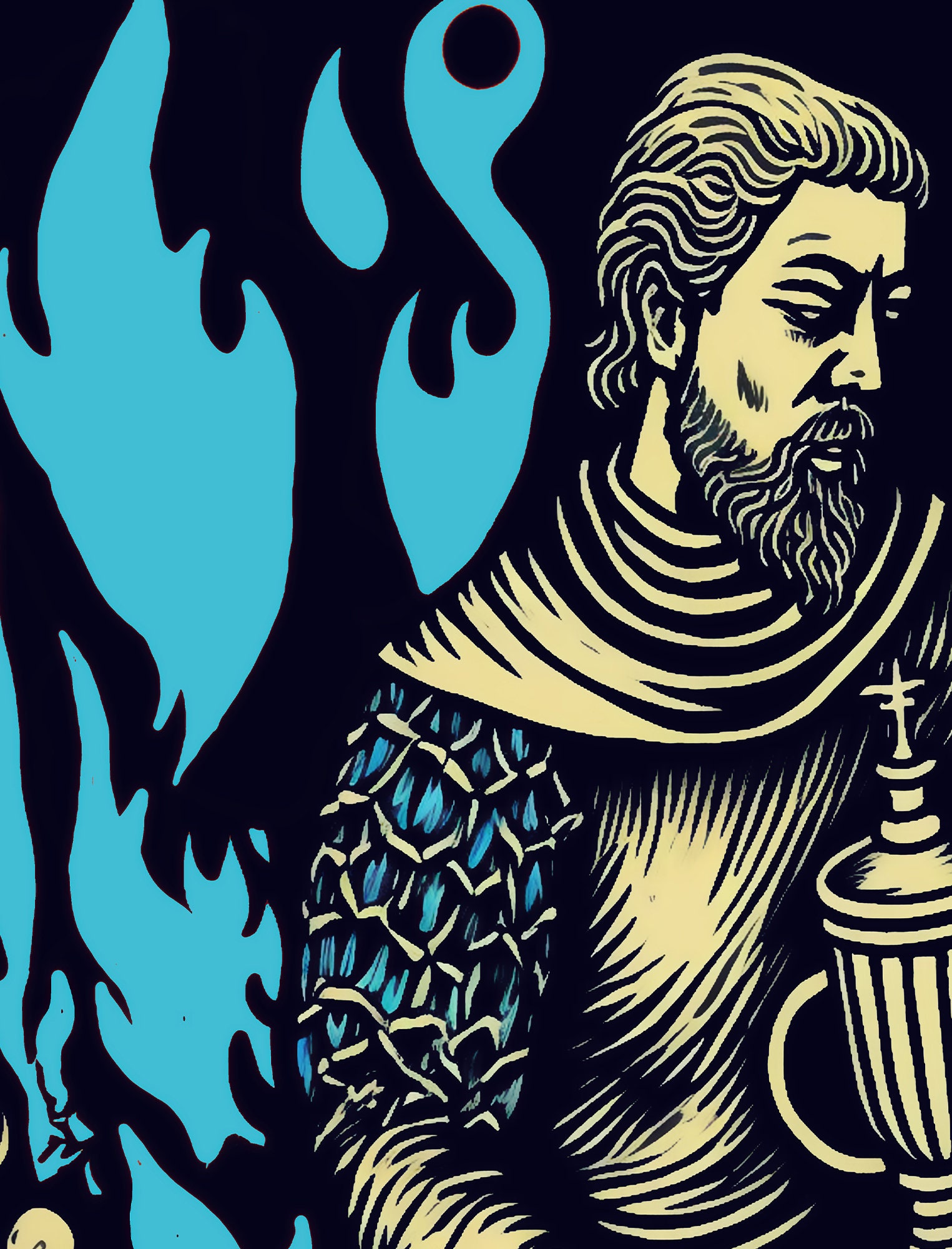 Knight of Cups Tarot Card Art Print – Major Arcana Poster - Etsy