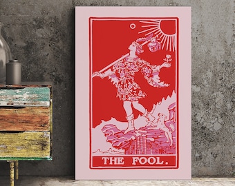 The Fool Tarot Card Print the Fool Card Poster, No Frame - Etsy