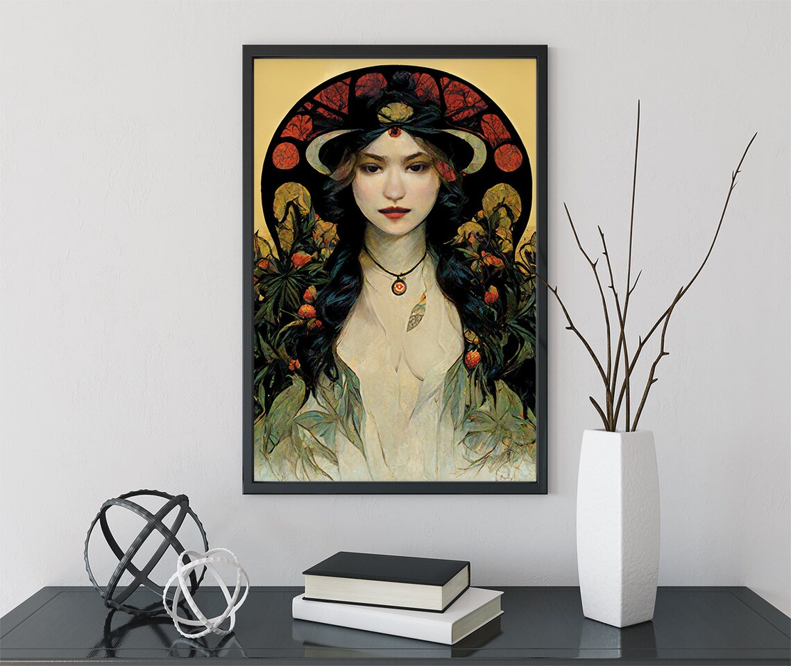 Lilith Occult Goddess Poster Lilith Print No Frame - Etsy