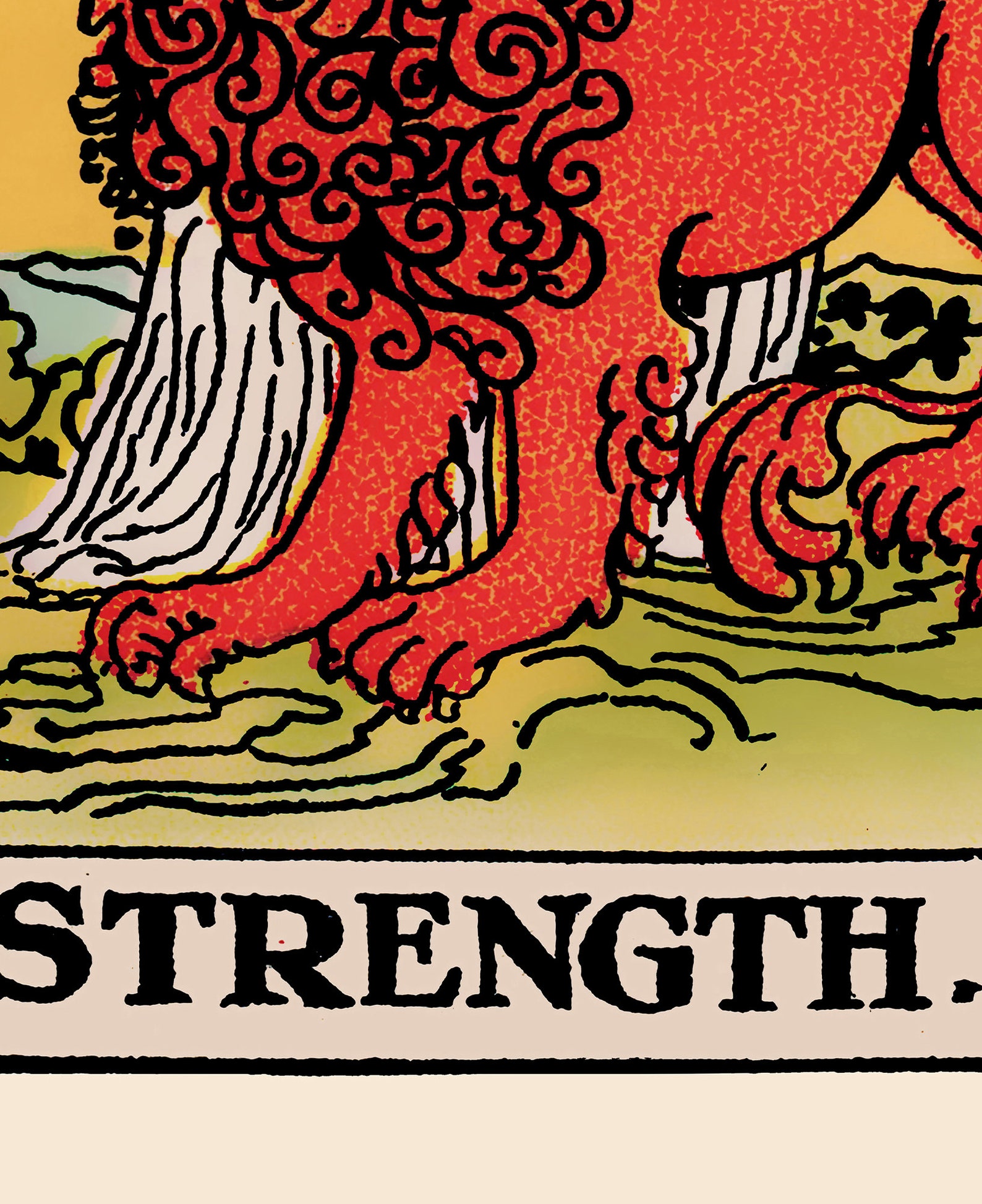 Strength Tarot Card Print the Strength Black Woman Card - Etsy