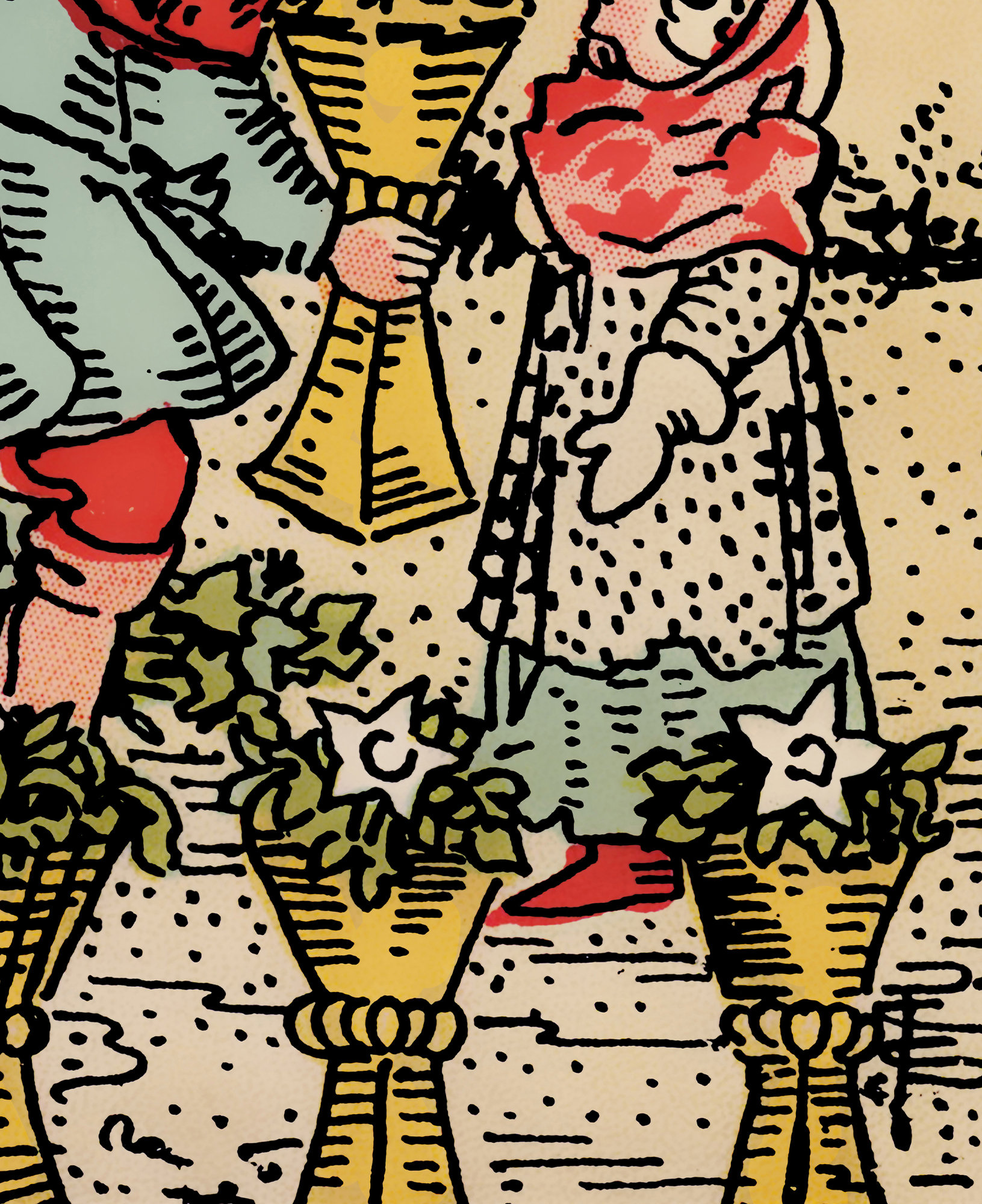 Six of Cups- Tarot Card Print - the 6 of Cups Card Poster, No Frame - Etsy