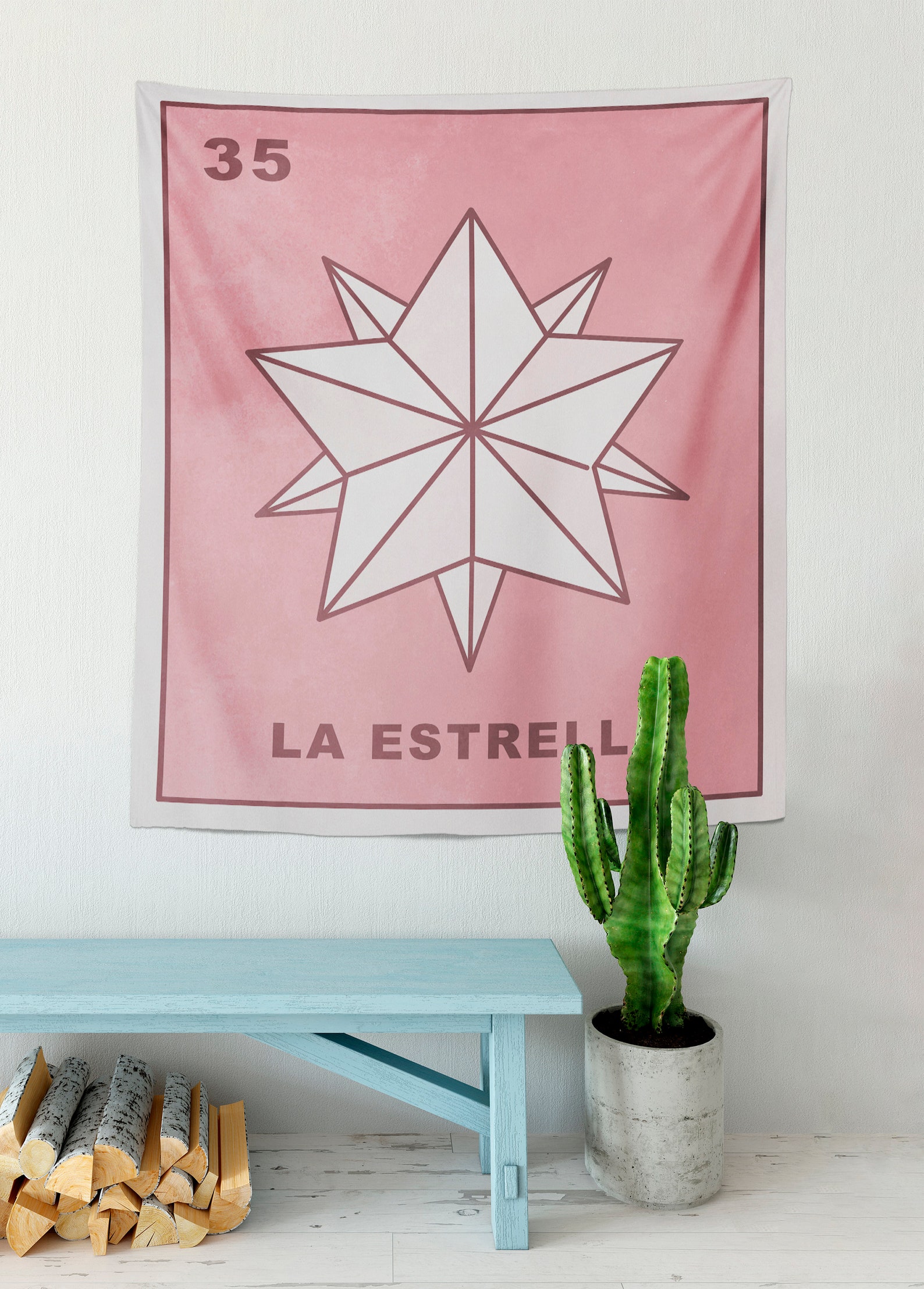 La Estrella Card Star Tapestry - Etsy