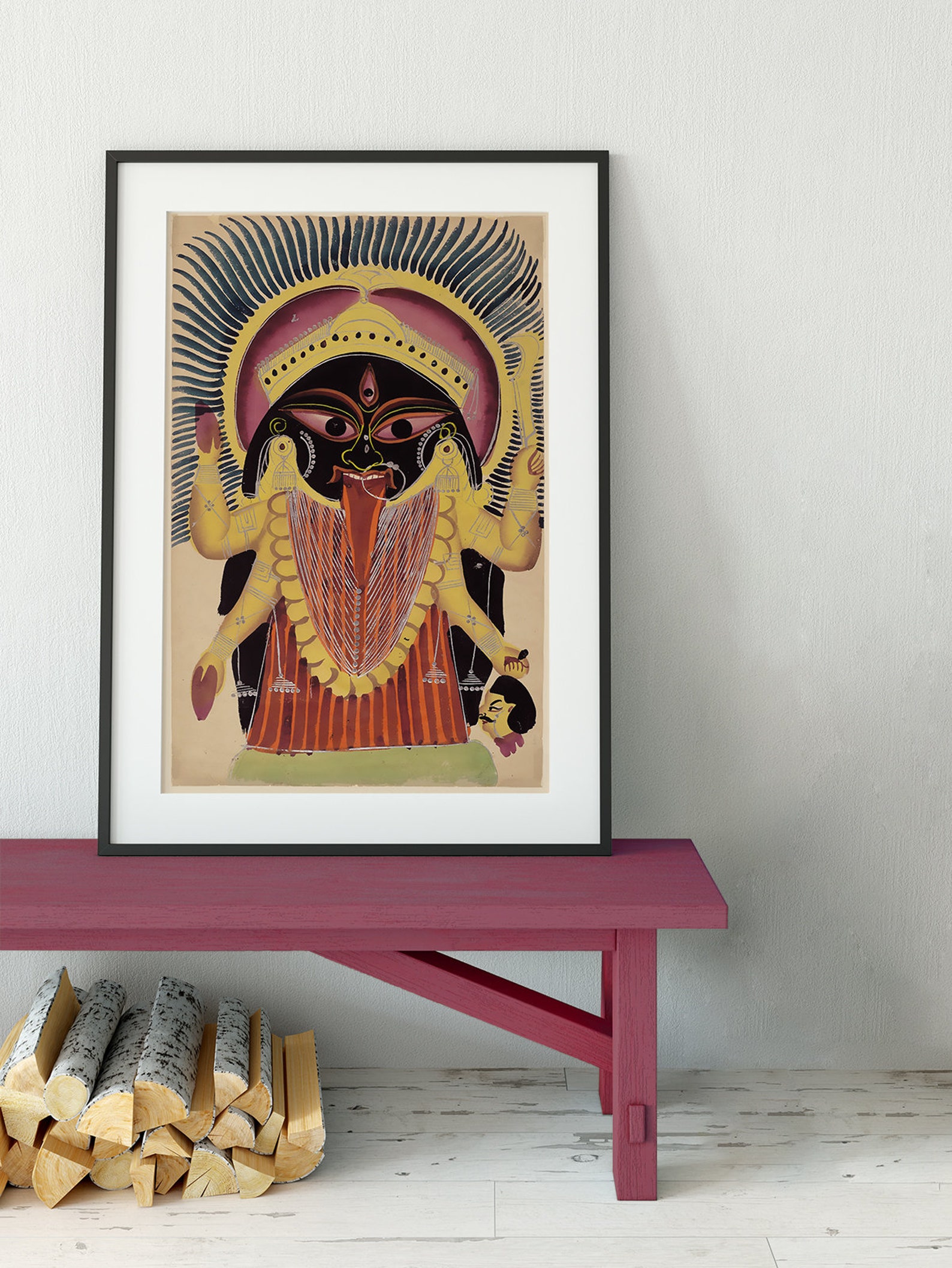 Goddess Kali Poster Kali Print No Frame - Etsy