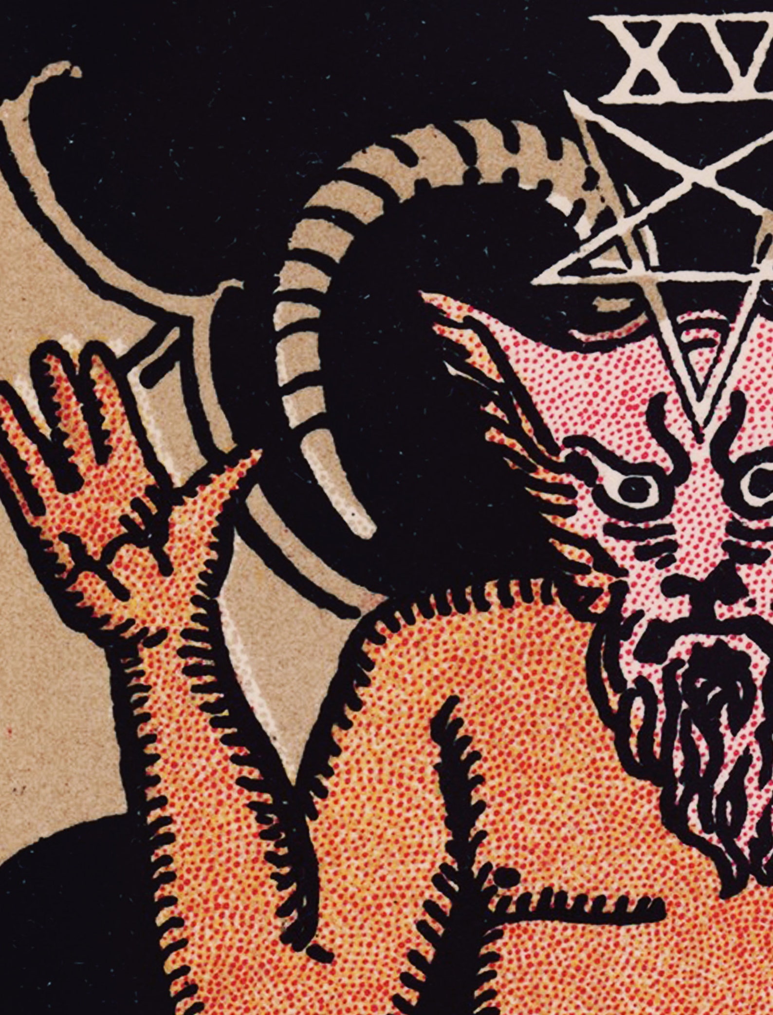 The Devil Tarot Card Print Tarot Card the Devil Card | Etsy