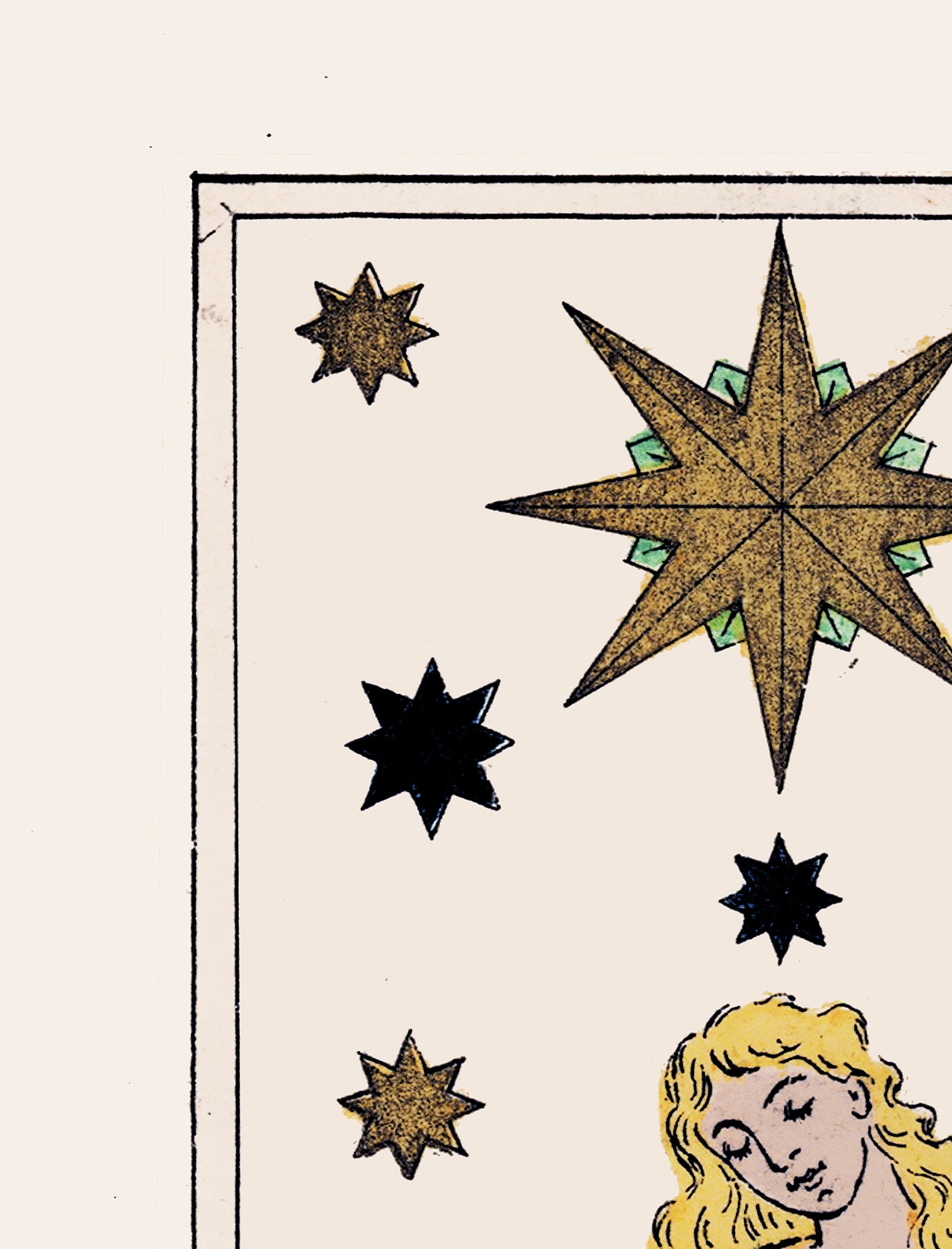 The Star Tarot Card Print the Star Card Tarot Poster an | Etsy