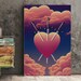 Three of Swords Tarot Card Print - Green Menagerie Tarot - Etsy