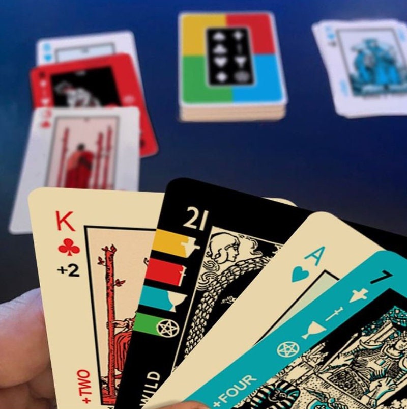 The Trio Play Tarot Deck - Playing Cards - Etsy