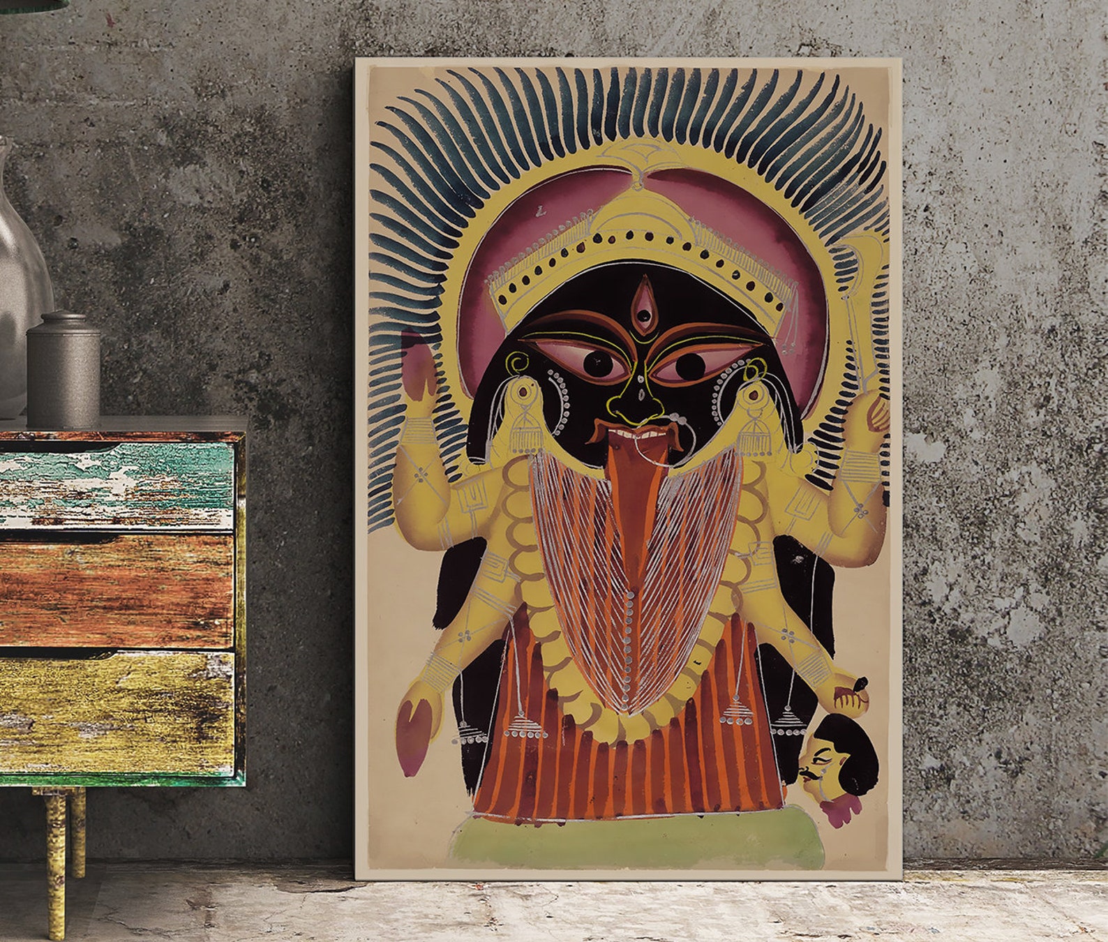 Goddess Kali Poster Kali Print No Frame - Etsy