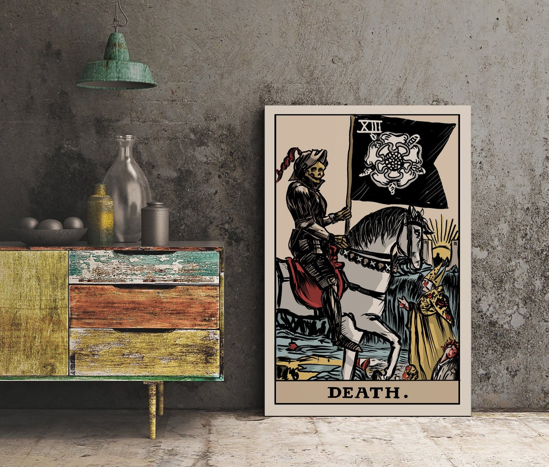 Death - Tarot Card Print - the Death Card Poster by Printagrams, No ...