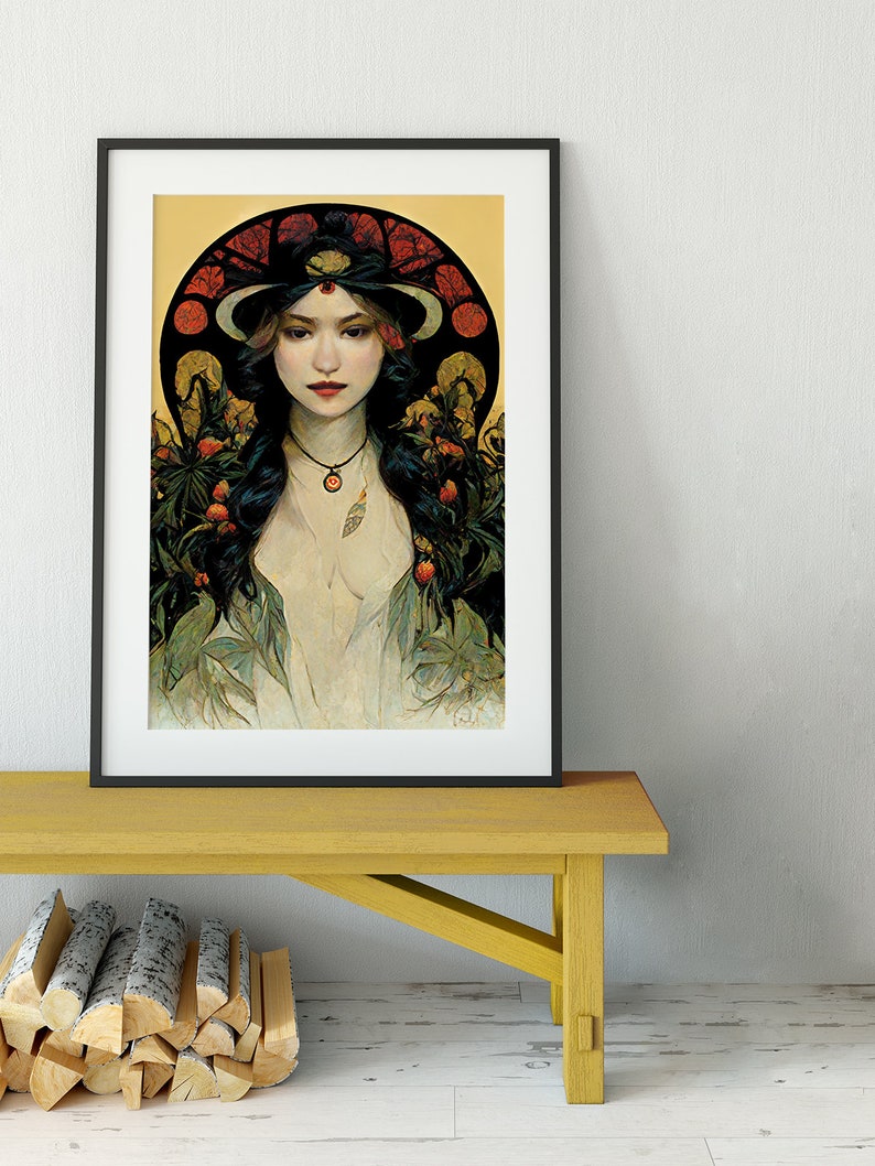 Lilith Occult Goddess Poster Lilith Print No Frame - Etsy