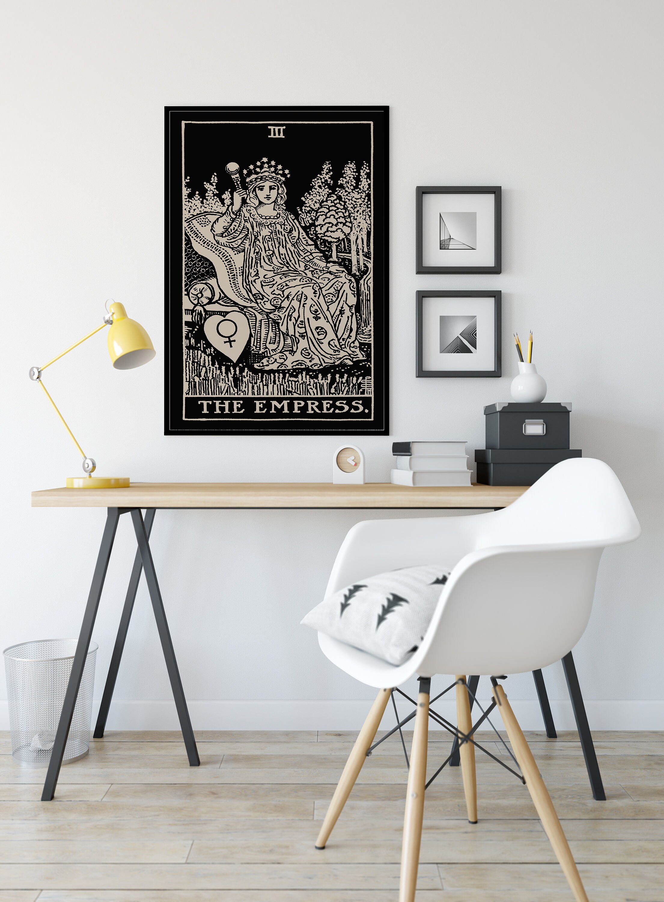The Empress Tarot Card Art Print - Venus Symbol - Etsy