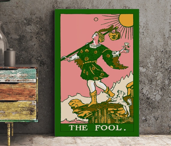 Modern Fool Tarot Card