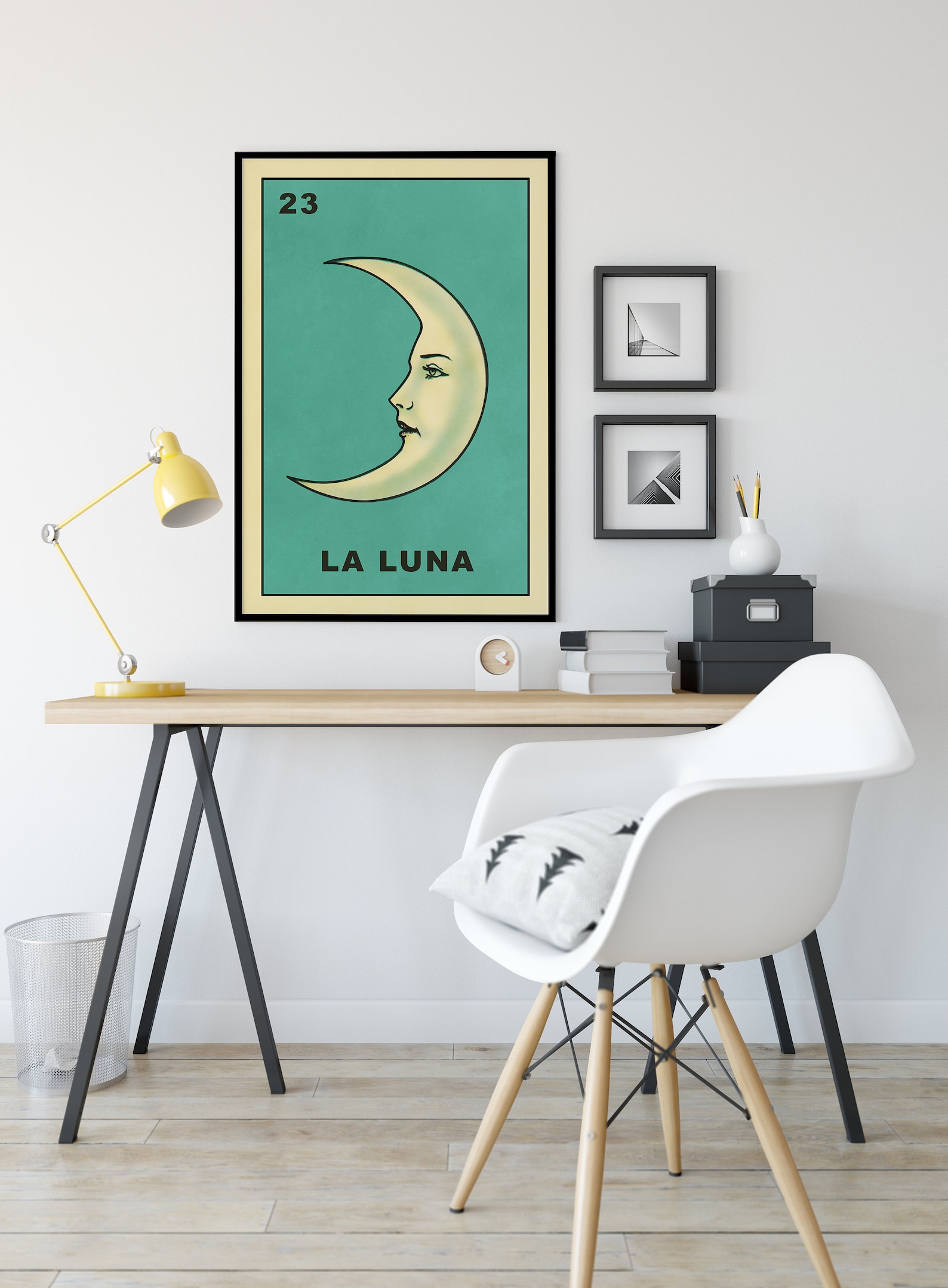 La Luna Card Moon Print, No Frame - Etsy