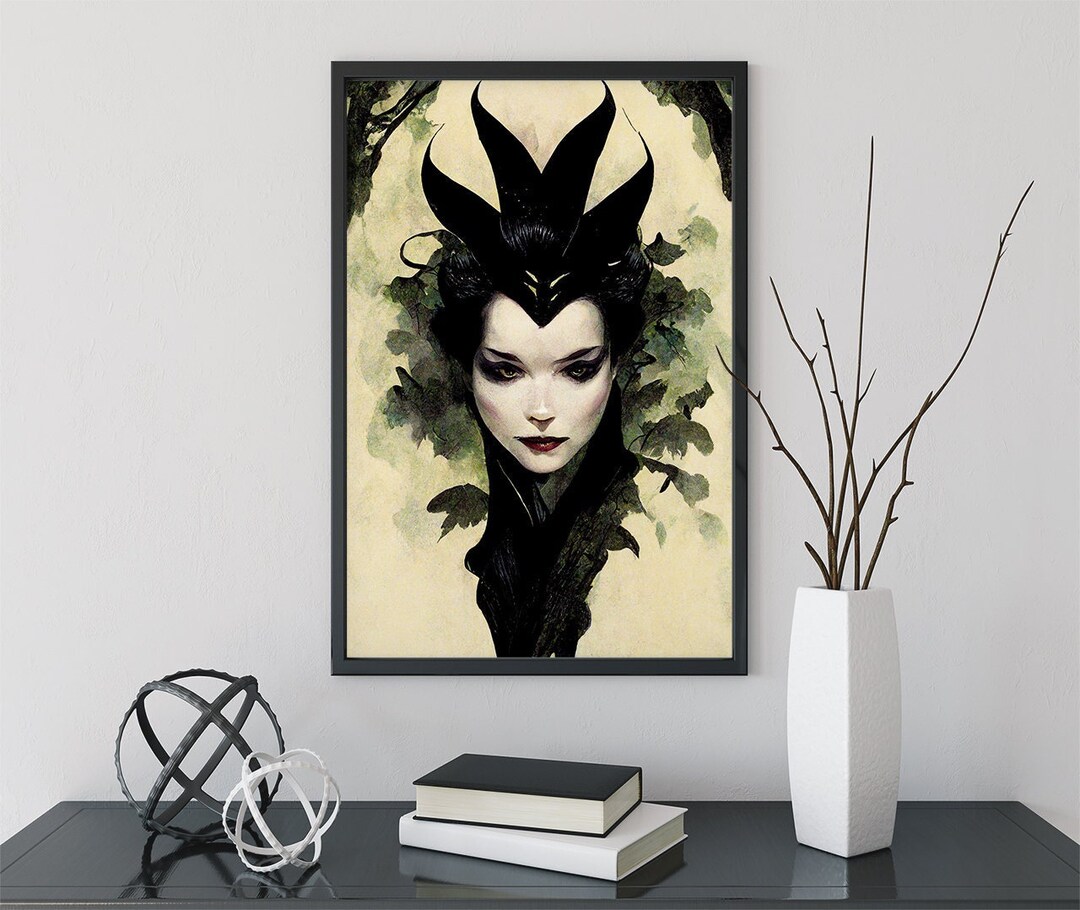 Evil Queen Poster, Goth Queen Print, Wicked Witch (no Frame) - Etsy