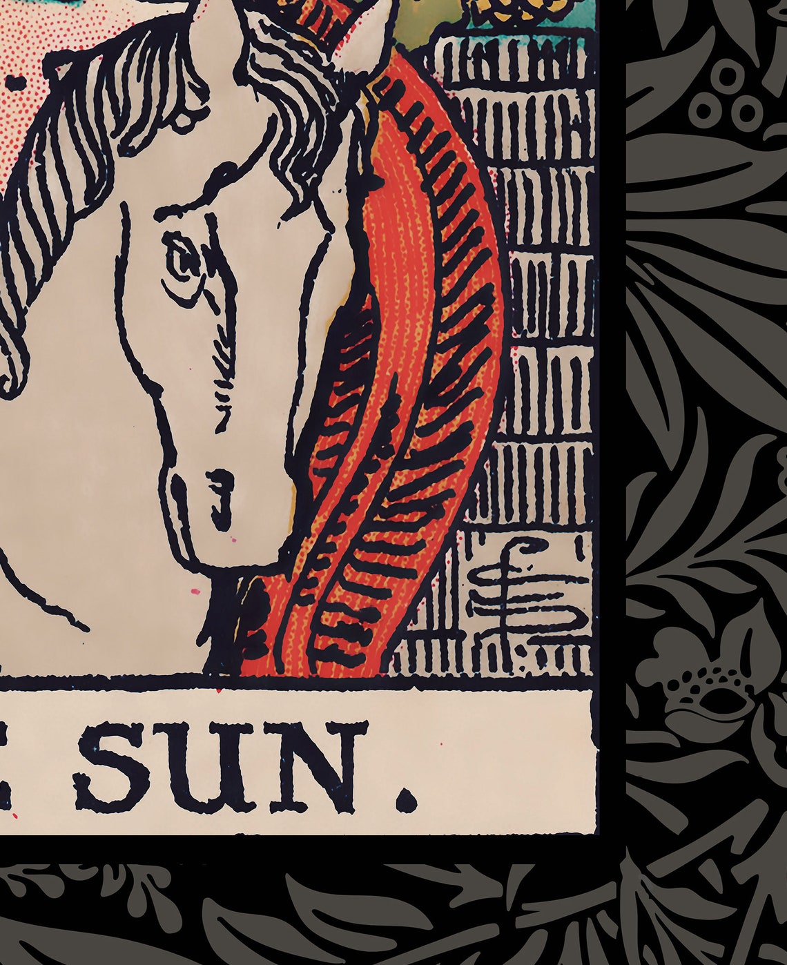 The Sun Tarot Card Print the Sun Card Poster No Frame - Etsy
