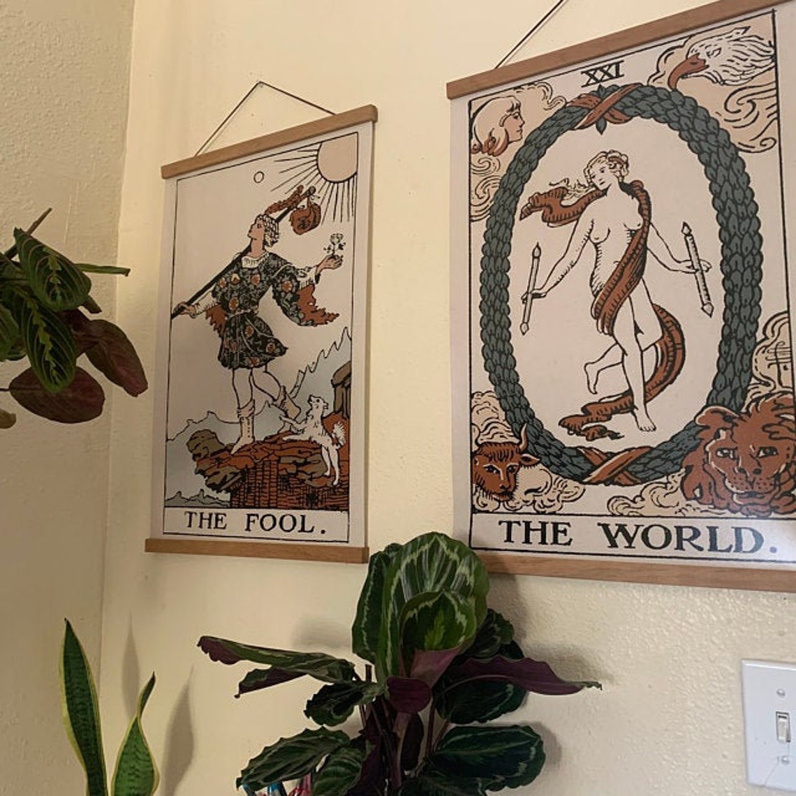 The Fool Tarot Card Print the Fool Card Neutral Vibe Poster - Etsy