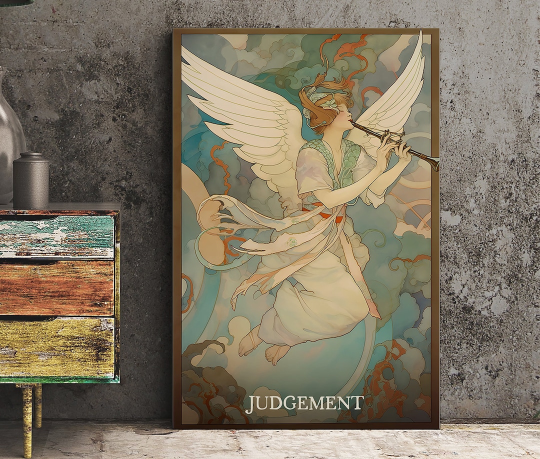 Judgement - Tarot Card Print - Tarot Card the Judgement Card Poster, No ...