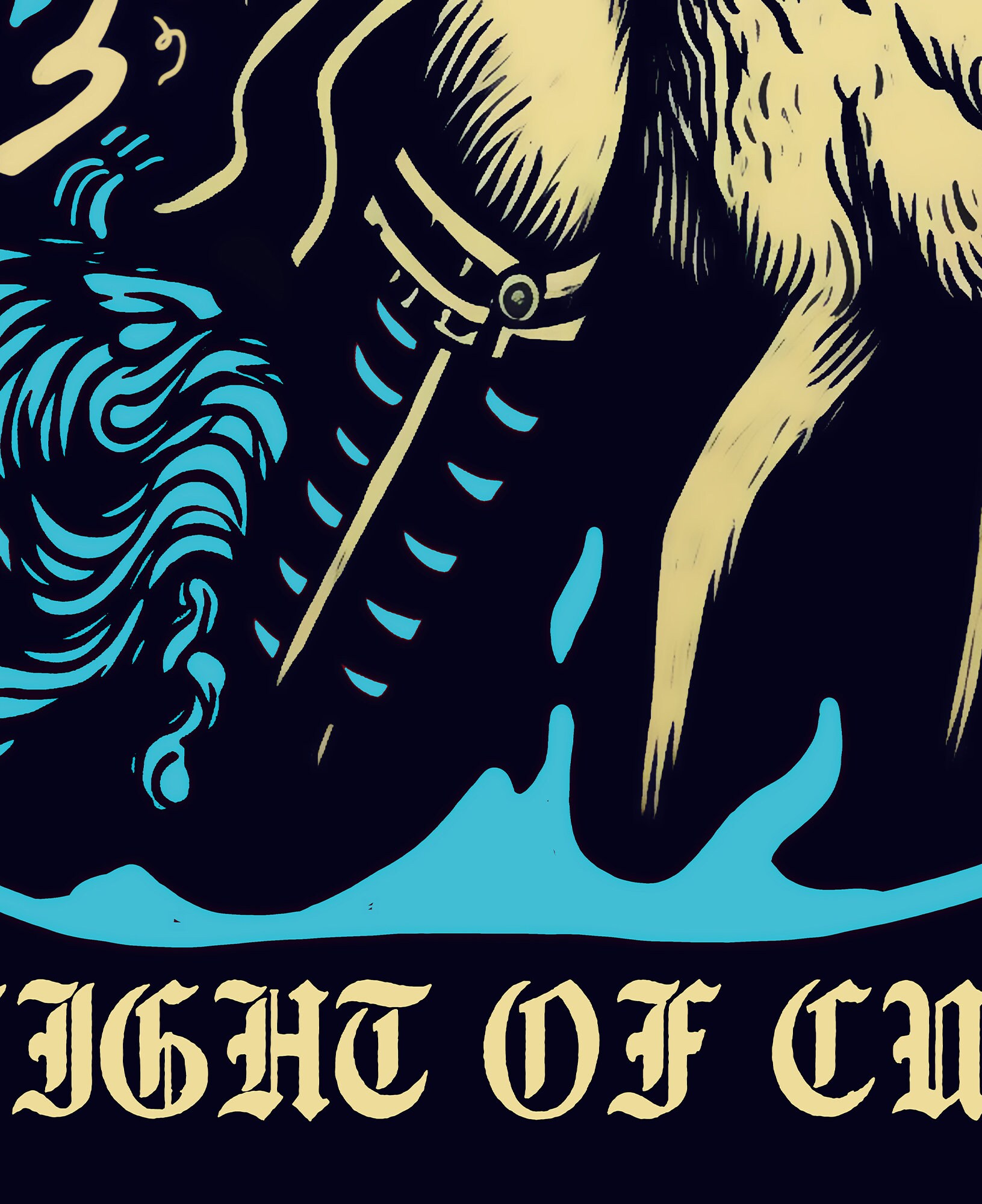 Knight of Cups Tarot Card Art Print – Major Arcana Poster - Etsy