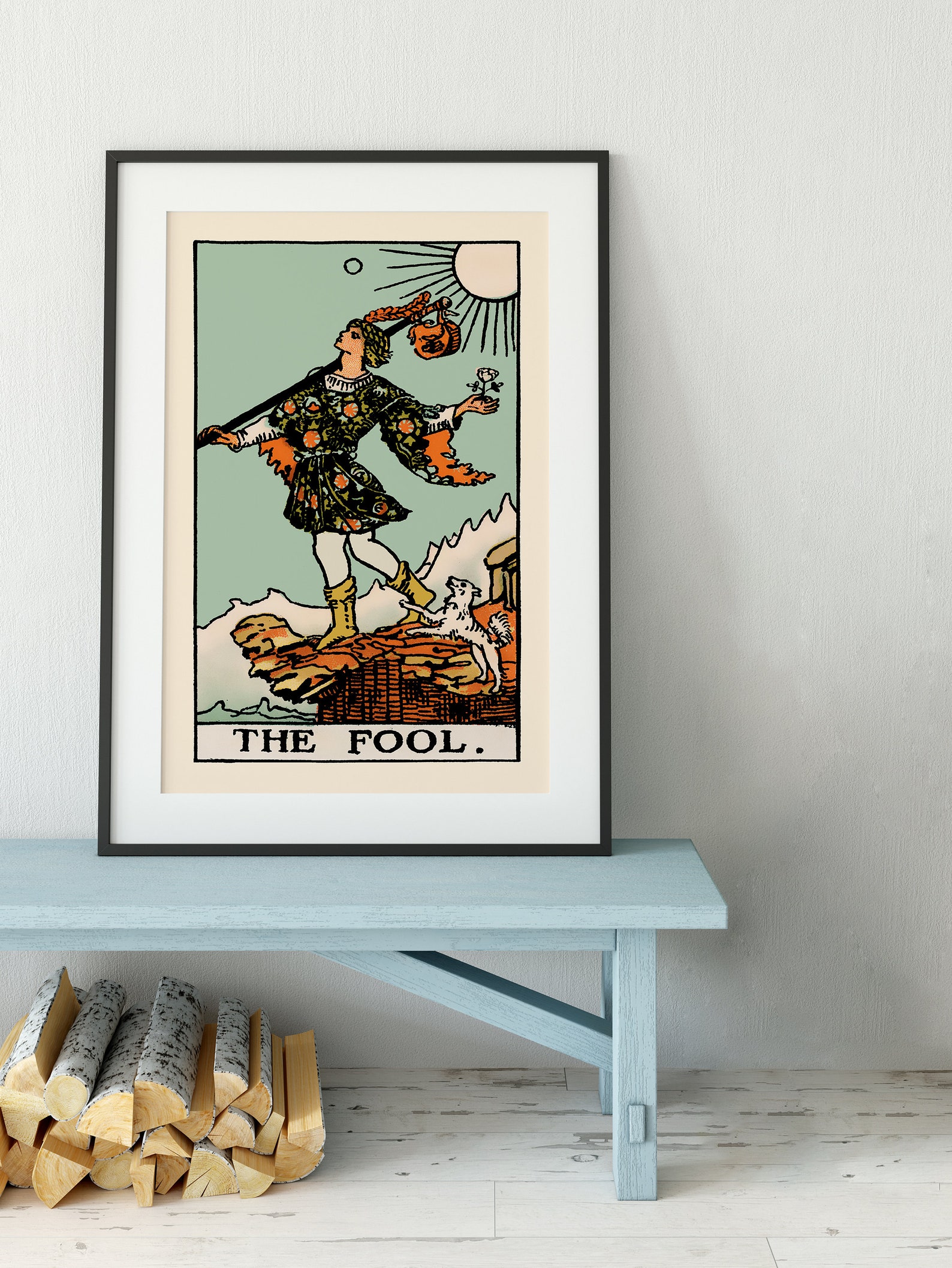 The Fool Tarot Card Print the Fool Card Poster No Frame | Etsy
