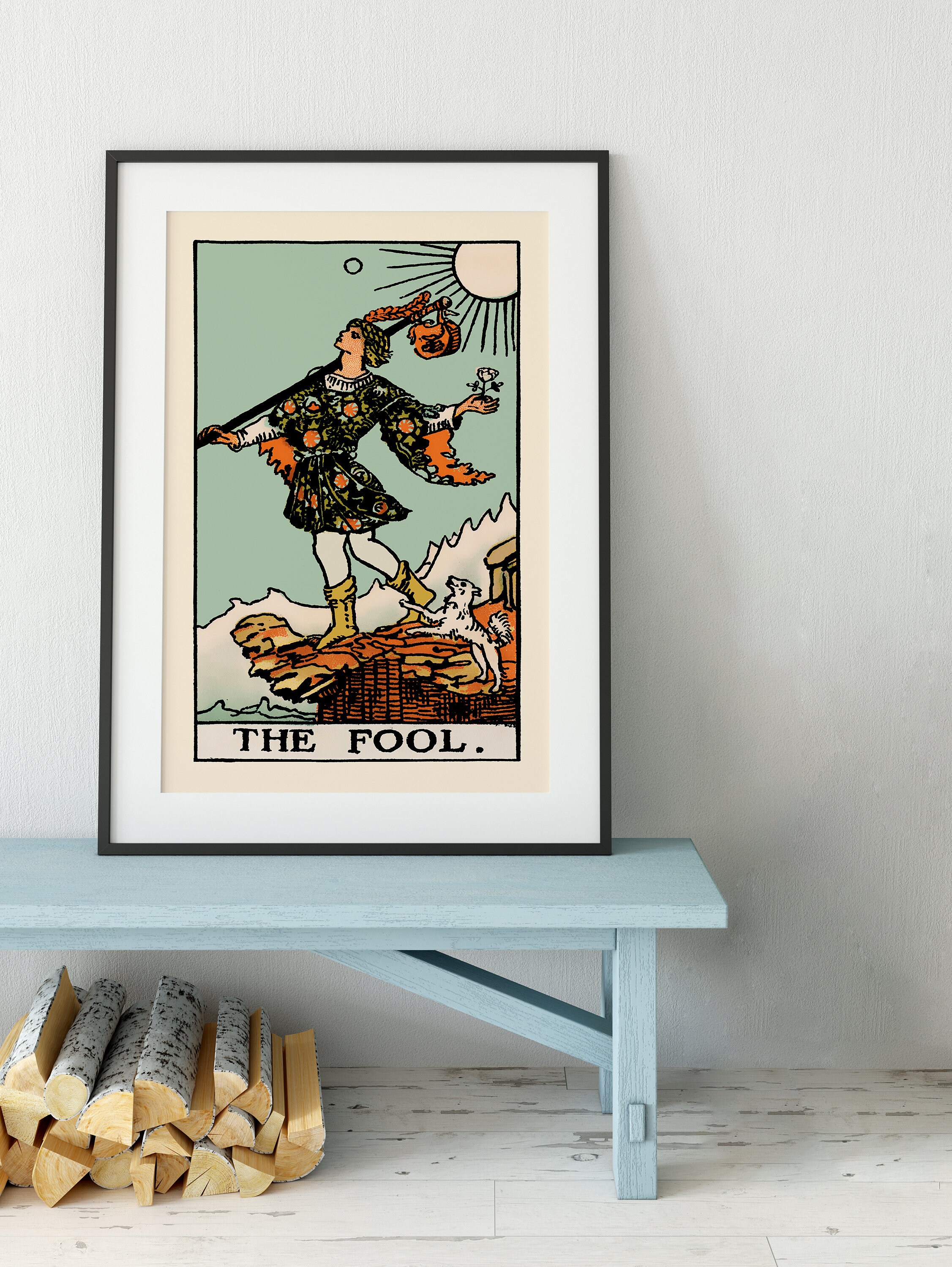 The Fool - Tarot Card Print - the Fool Card Poster, No Frame - Etsy