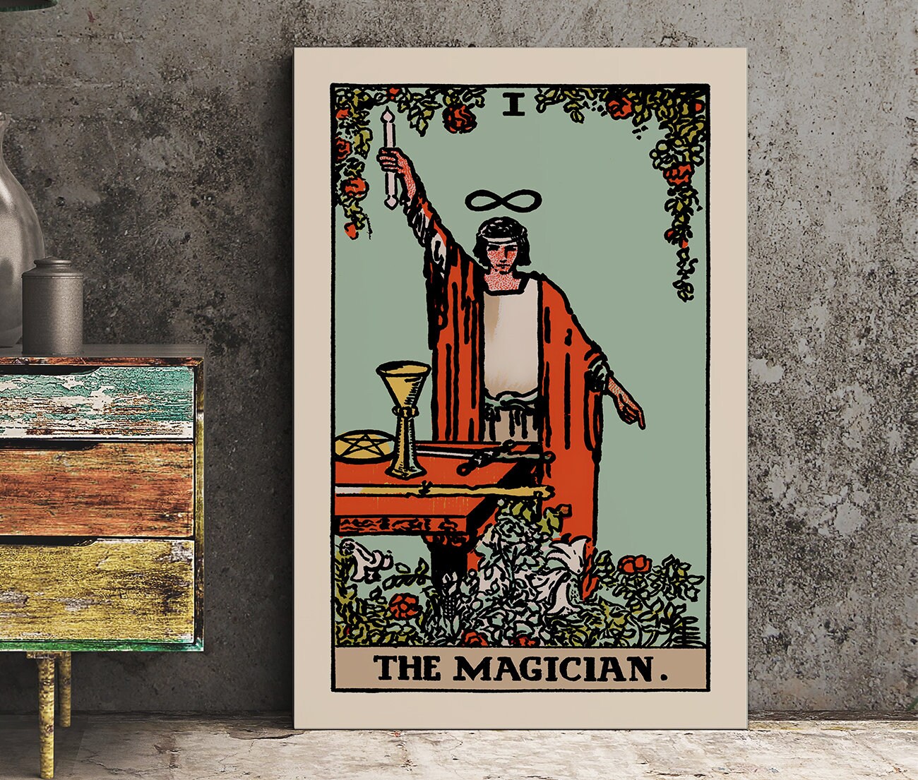 The Magician Tarot Card Art Print – Rider Waite Tarot - Etsy