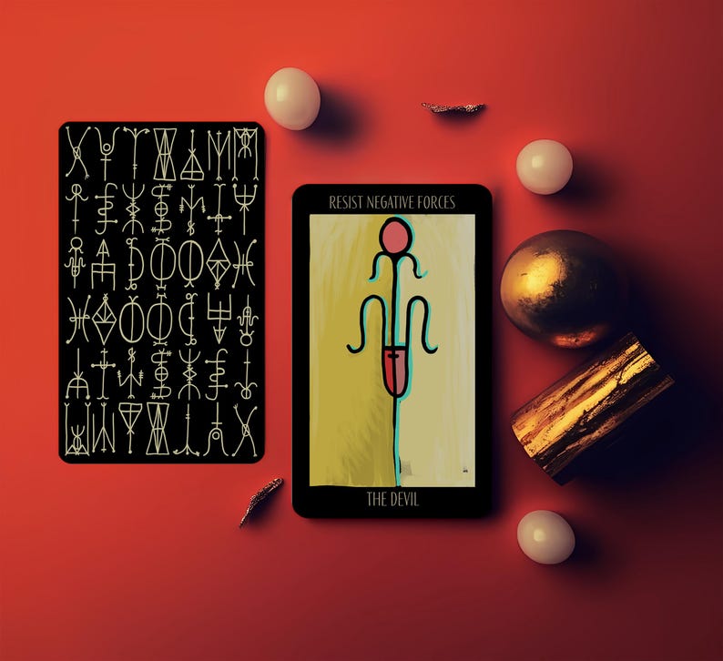 Sigil Magick Oracle & Tarot Deck - Etsy