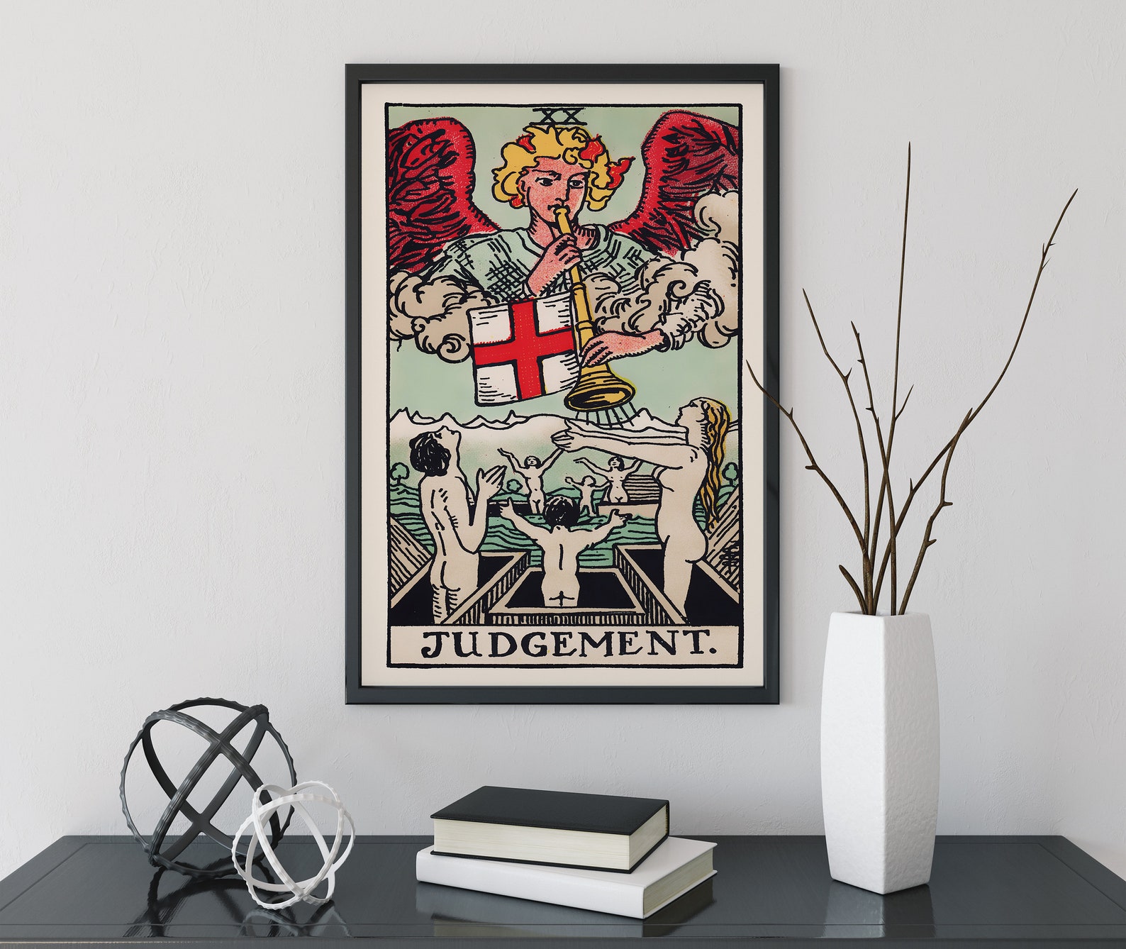 Judgement Tarot Card Print Tarot Card the Judgement Card | Etsy