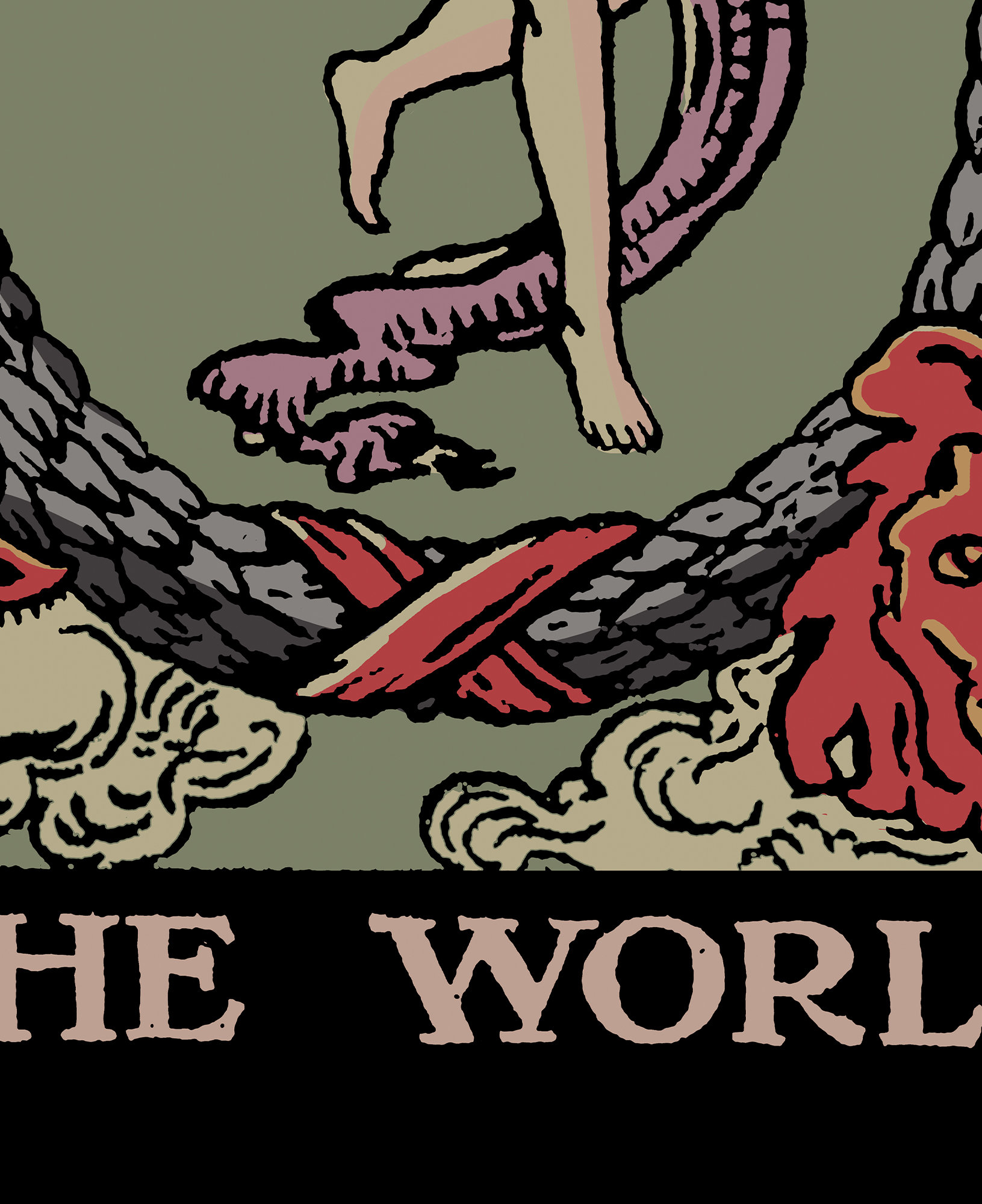 The World Tarot Card Print the World Card Harvest Poster - Etsy