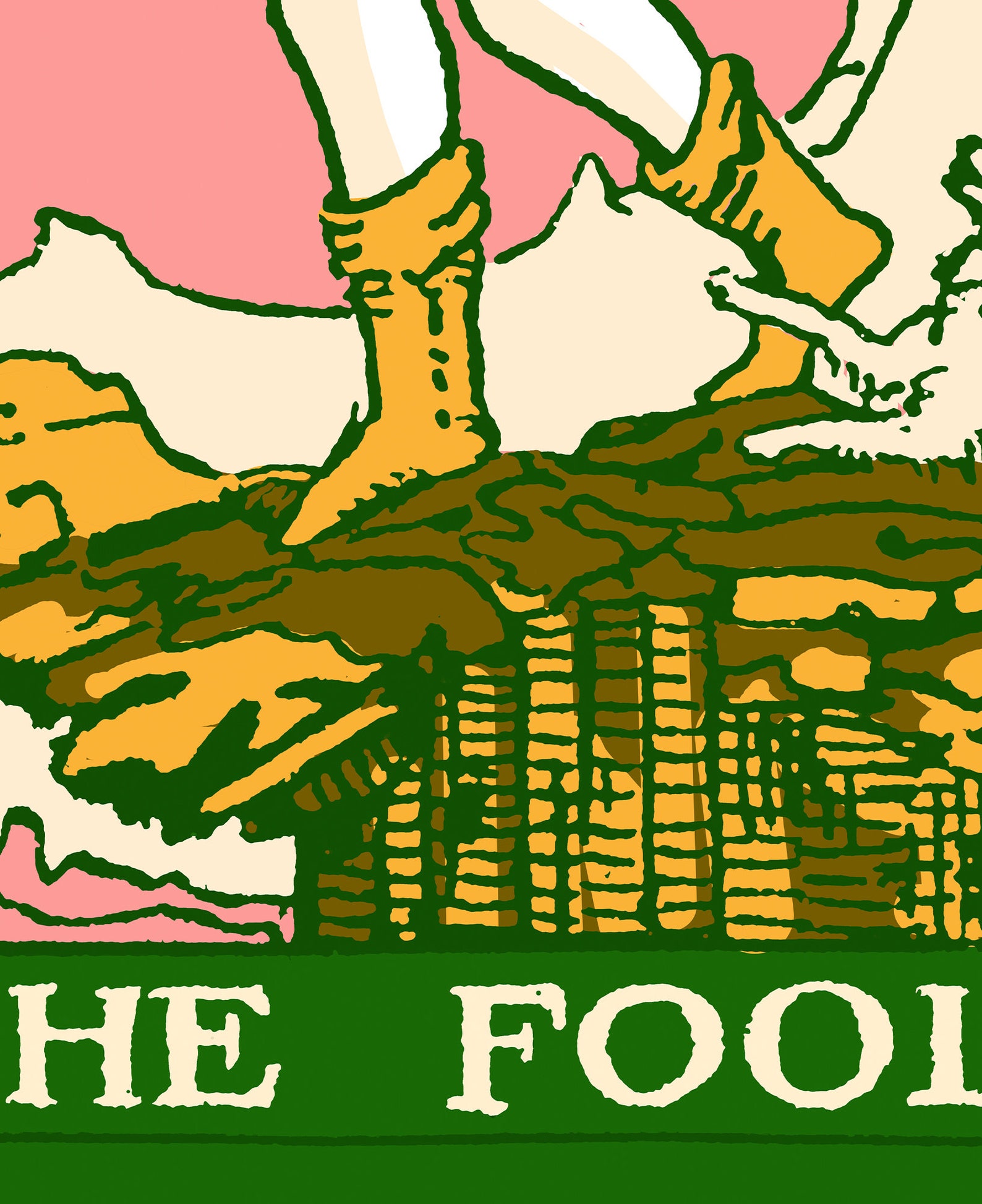 The Fool Tarot Card Print the Fool Card Pop Art Goth Punk - Etsy